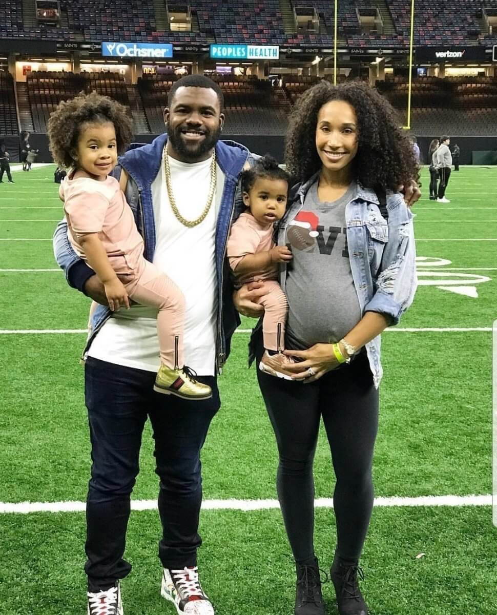 Spotted! Mark Ingram's gorgeous girls twinning in LV